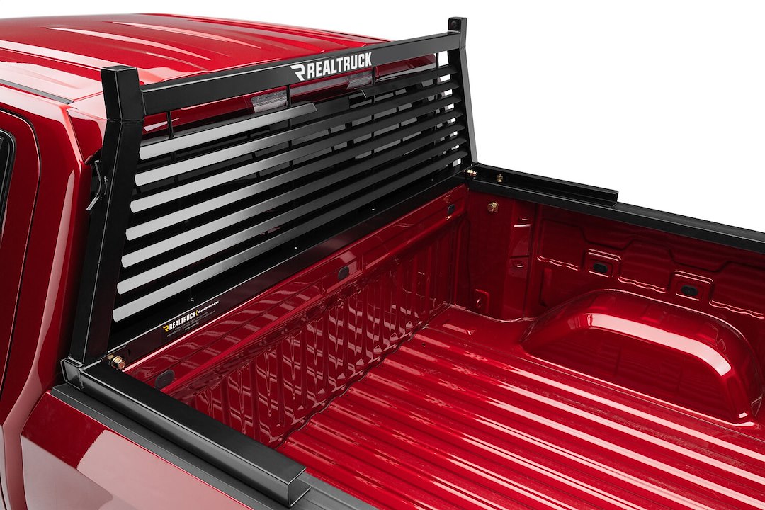 BackRack 12800 Bolt-On Black Powder Coated Louvered Headache Rack ...
