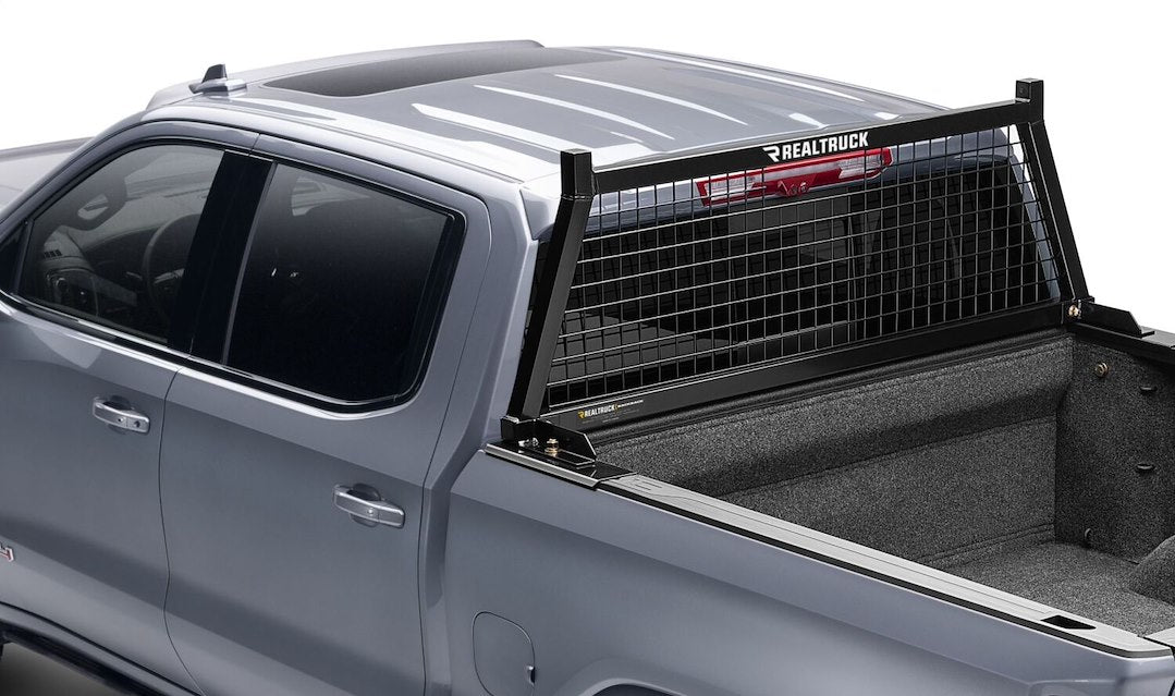 BackRack 10700 Bolt-On Black Powder Coated Mesh Headache Rack ...