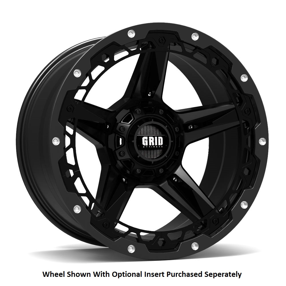 Grid Wheels 17x9 Black Wheel - 6x5.50 Bolt Pattern – PartsVia.com